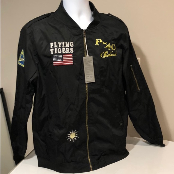 YSX | Jackets & Coats | New Ysx Bomber Black Nylon Jacket Sz Xl | Poshmark